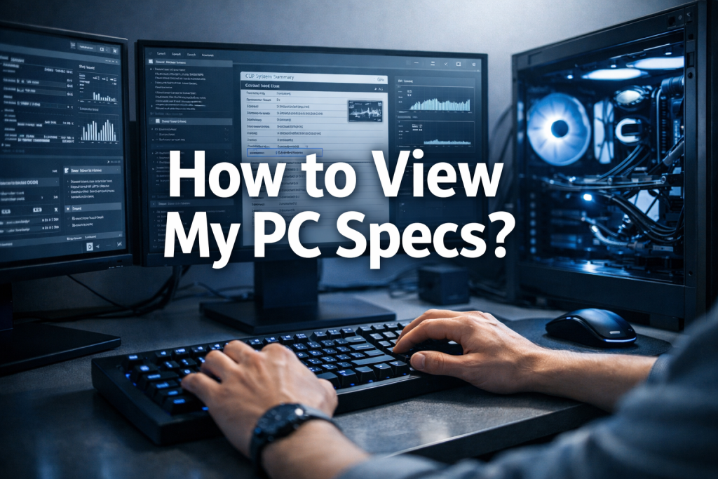 How to View My PC Specs (CPU, RAM, GPU) in 2026